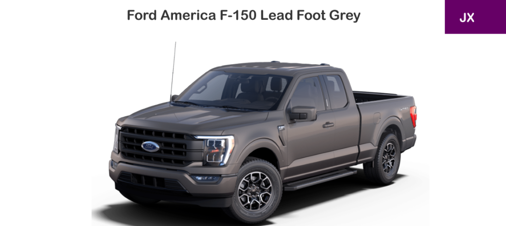 Leadfoot grey F150 Color Code – Ford America | Ceramic Glazed