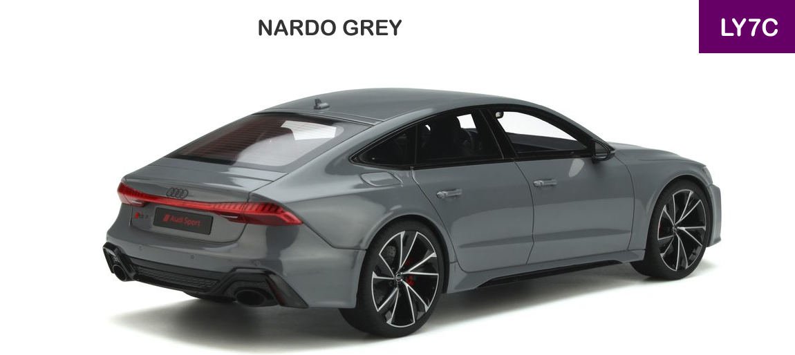 Audi Nardo Gray Or Grey Color Code LY7C Ceramic Glazed